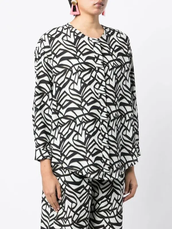 BAMBAH Geometric-print Cairo Shirt