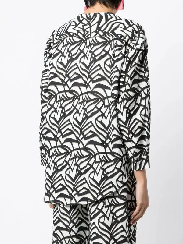 BAMBAH Geometric-print Cairo Shirt