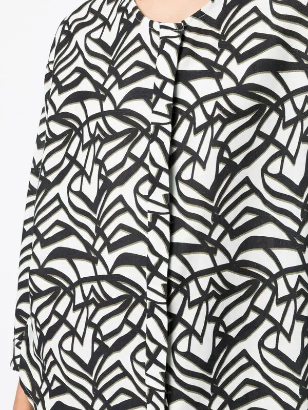 BAMBAH Geometric-print Cairo Shirt