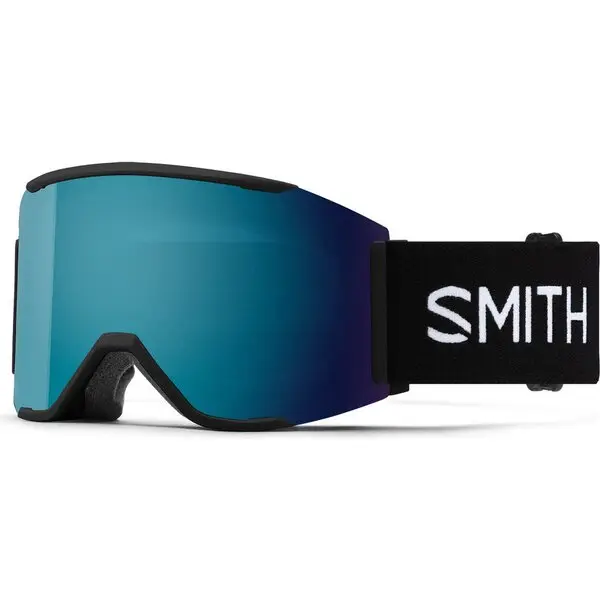 SMITH Squad Mag™ 177mm Snow Goggles - Black / Sun Blue Mirror