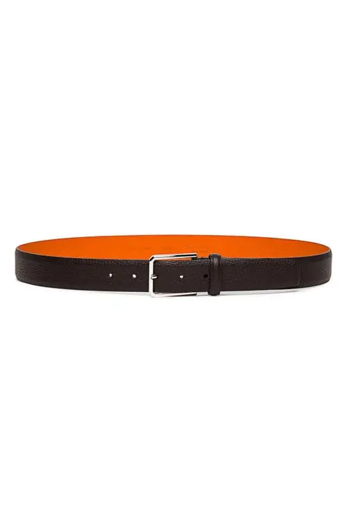 Santoni Leather Belt - Brown