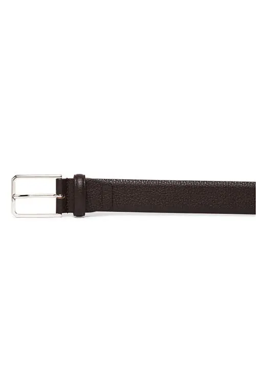 Santoni Leather Belt - Brown