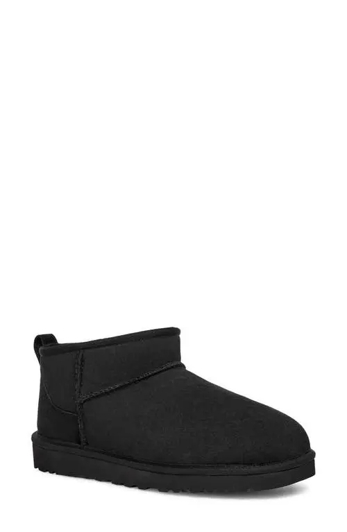 UGG Ultra Mini Classic Water-resistant Boots - Black