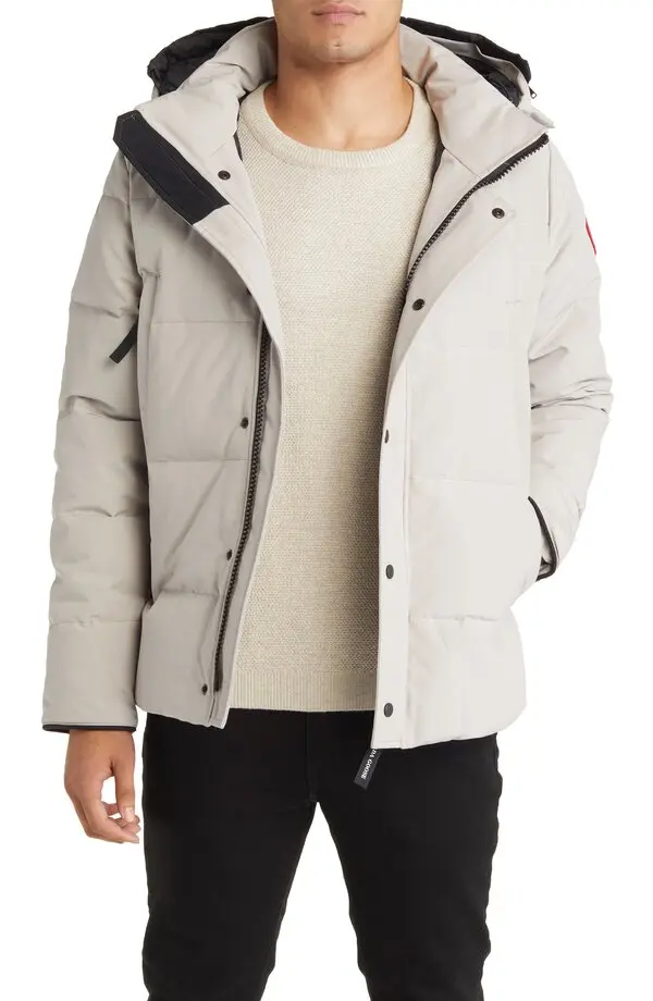 Canada Goose Wyndham Water Repellent Down Parka - Limestone