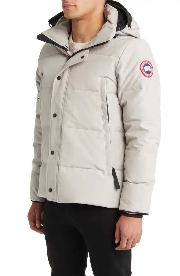 Canada Goose Wyndham Water Repellent Down Parka - Limestone