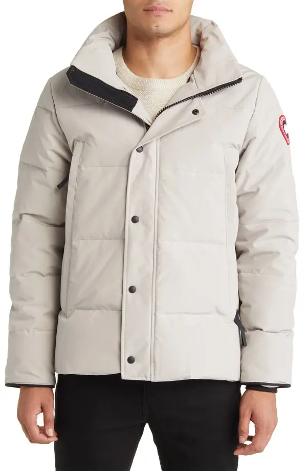 Canada Goose Wyndham Water Repellent Down Parka - Limestone