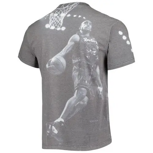 Mitchell & Ness Vince Carter Heather Toronto Raptors Above The Rim T-shirt
