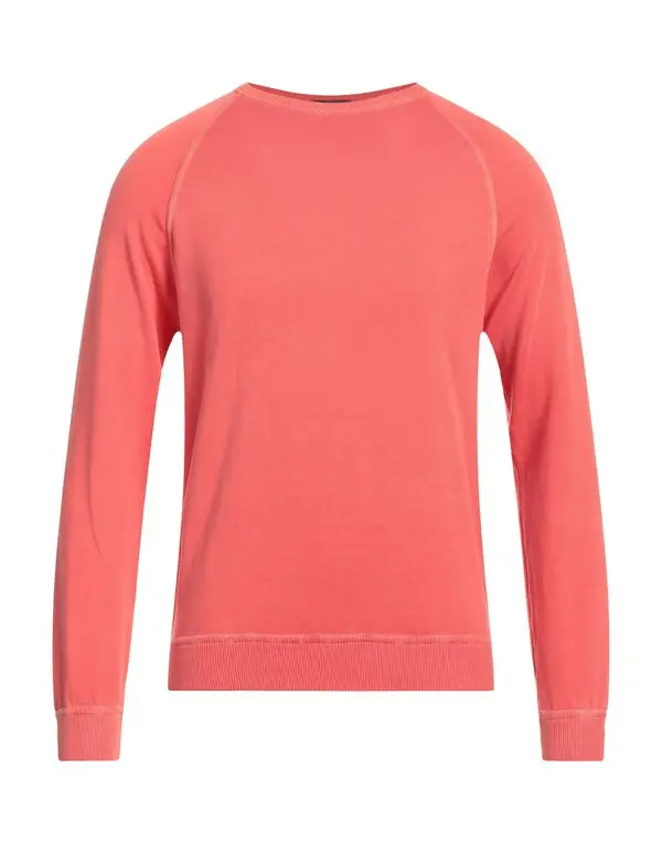 Rossopuro Solid Color Sweater - Red