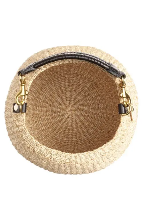 Clare V. Pot De Miel Straw Basket Bag