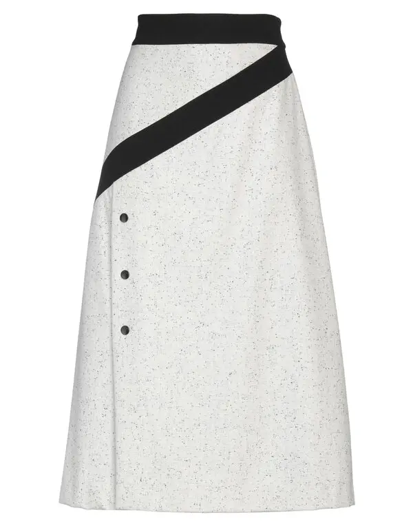 TRUSSARDI Midi Wrap Skirt - Grey