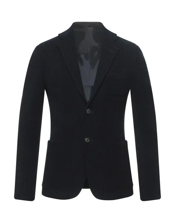 Giorgio Armani Blazer Midnight Size Cotton, Virgin Wool, Viscose, Elastane - Dark Blue
