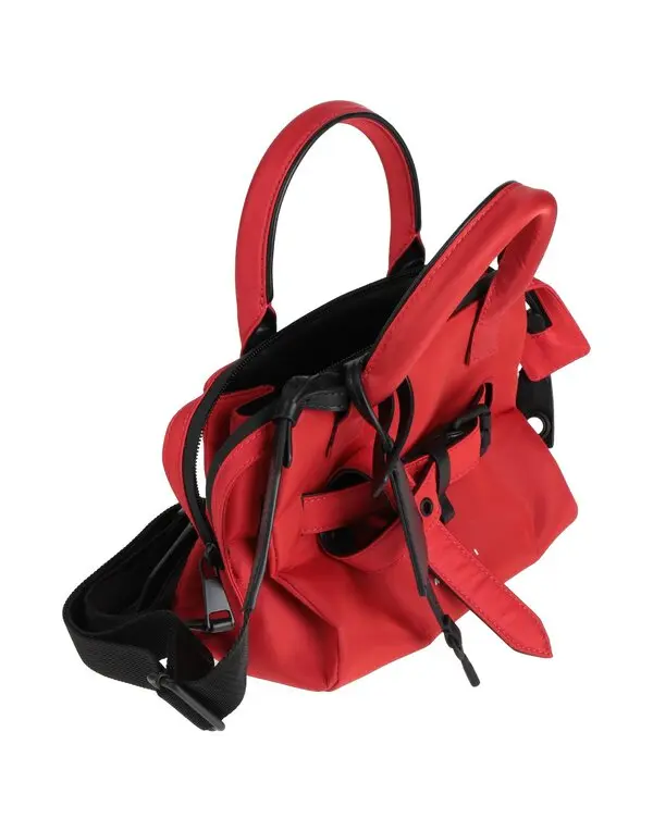 Marni Handbag In Polyamide, Acrylic, Cow Leather And Polyester - Red
