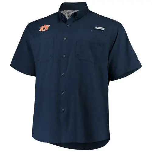 Columbia Auburn Tigers Big & Tall Collegiate Tamiami Button-down Shirt