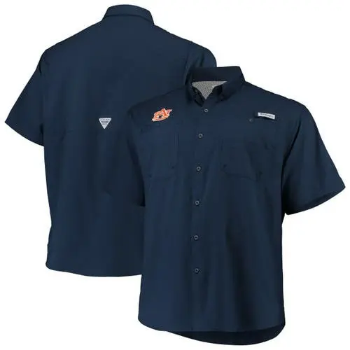 Columbia Auburn Tigers Big & Tall Collegiate Tamiami Button-down Shirt