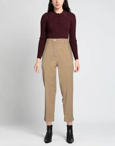 Momoni Solid Color Straight Leg Pants