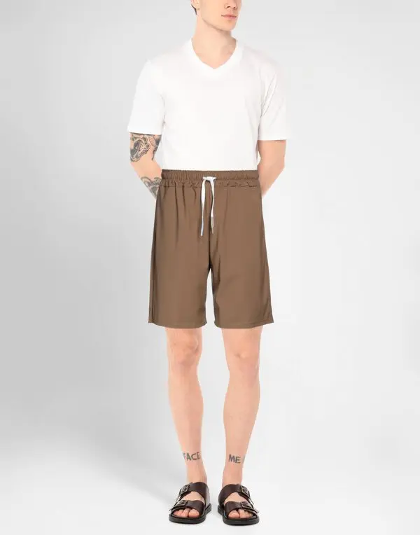 TAKESHY KUROSAWA Chino Bermuda Shorts - Beige