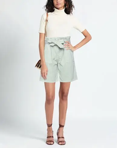 ISABELLE BLANCHE PARIS Bermuda Denim Shorts - Green
