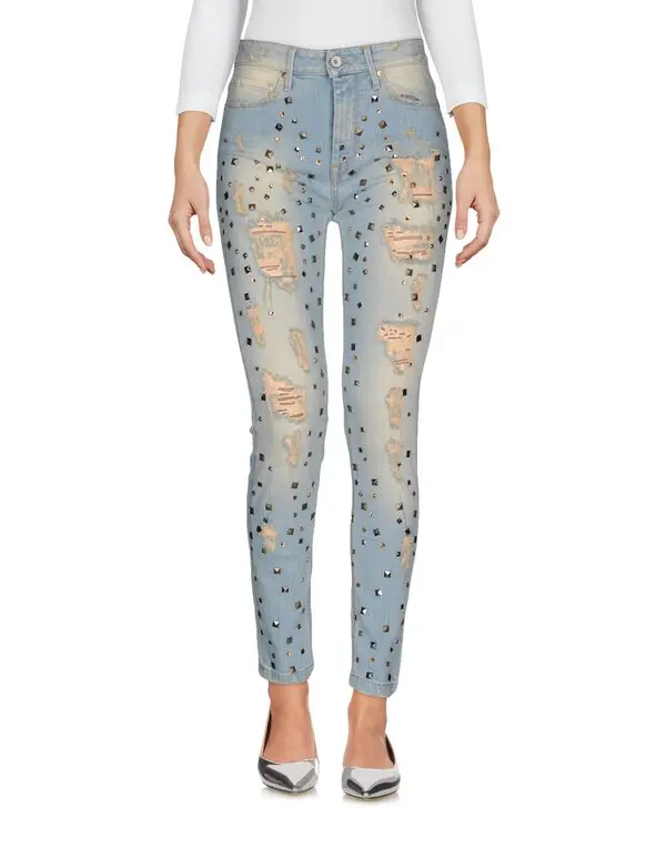 MET JEANS Distressed Skinny Jeans