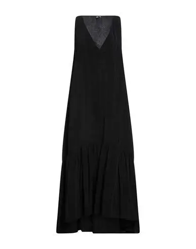 European Culture Cupro Maxi Dress - Dark Blue