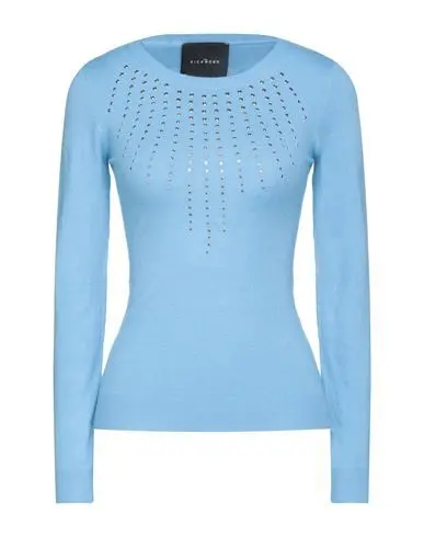 John Richmond Studded Knit Sweater - Sky Blue