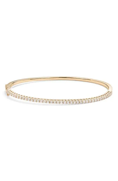 Lana Jewelry Flawless Diamond Oval Bangle - D0.70 14kyg