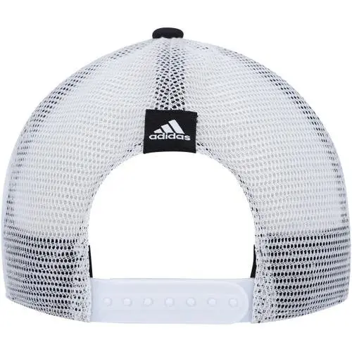 Adidas White Pittsburgh Penguins Graphic Foam Trucker Snapback Hat
