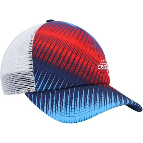 Adidas White Washington Capitals Graphic Foam Trucker Snapback Hat