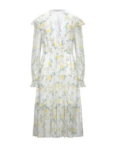 Philosophy Di Lorenzo Serafini Floral-print Midi Dress - White