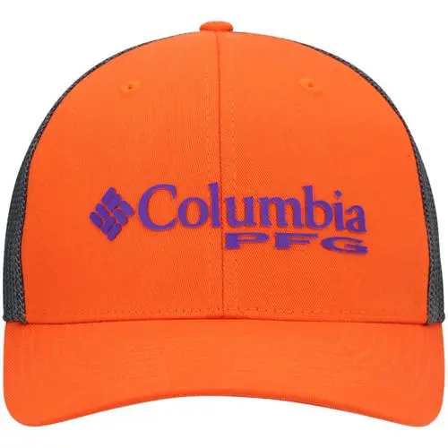 Columbia Gray Clemson Tigers Pfg Snapback Hat