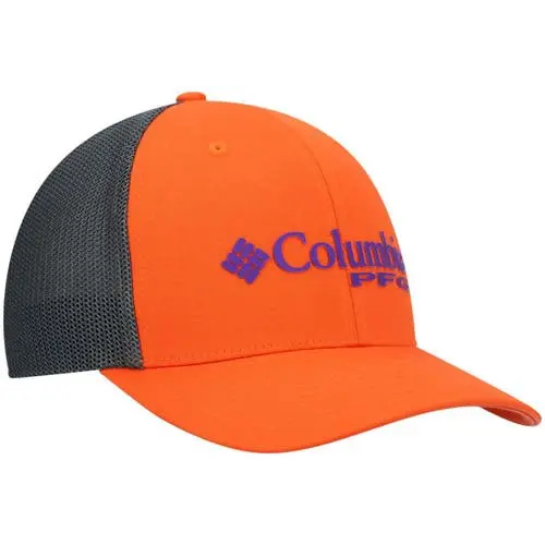 Columbia Gray Clemson Tigers Pfg Snapback Hat