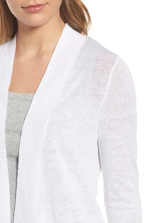 Tommy Bahama Lea Linen Cardigan - White