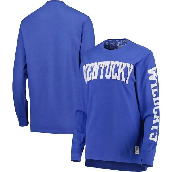 PRESSBOX Kentucky Wildcats Two-hit Canyon Long Sleeve T-shirt
