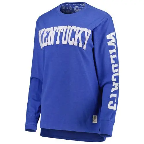 PRESSBOX Kentucky Wildcats Two-hit Canyon Long Sleeve T-shirt