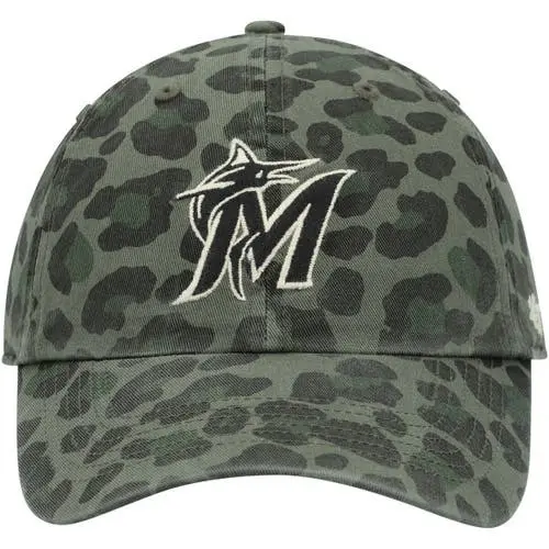 '47 Miami Marlins Bagheera Clean Up Adjustable Hat