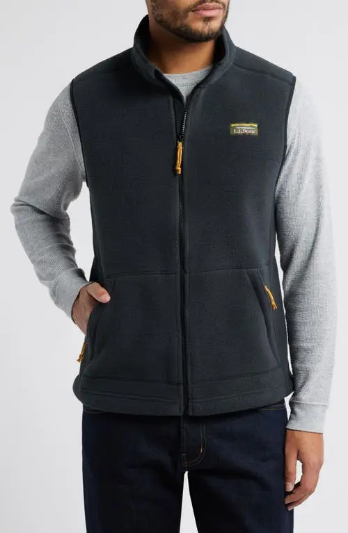 L.l.bean Mountain Classic Fleece Vest - Black