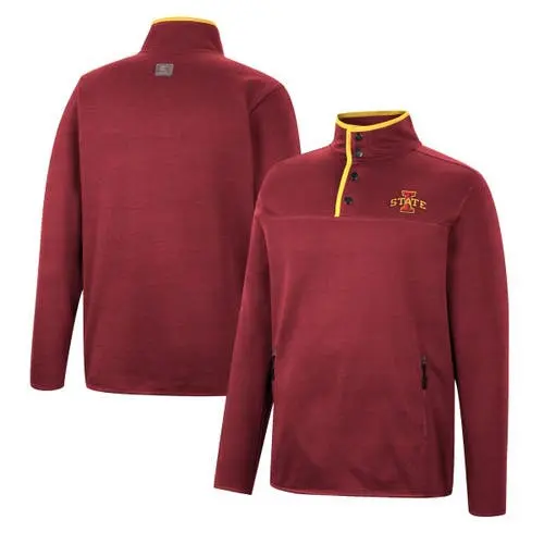 COLOSSEUM Iowa State Cyclones Rebound Quarter-snap Jacket