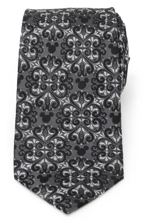 CUFFLINKS, INC. Disney Hidden Mickeys Damask Tie - Gray