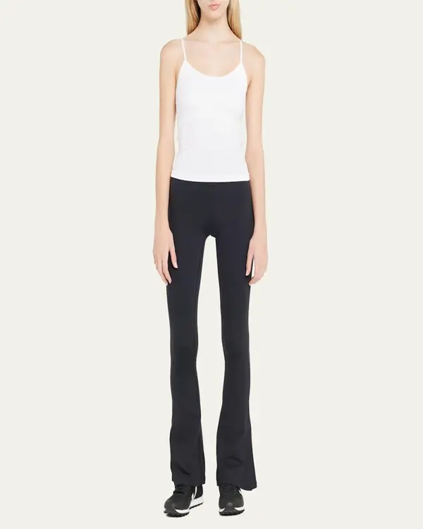 Splits59 Racquel High-waisted Slit Flare Pants