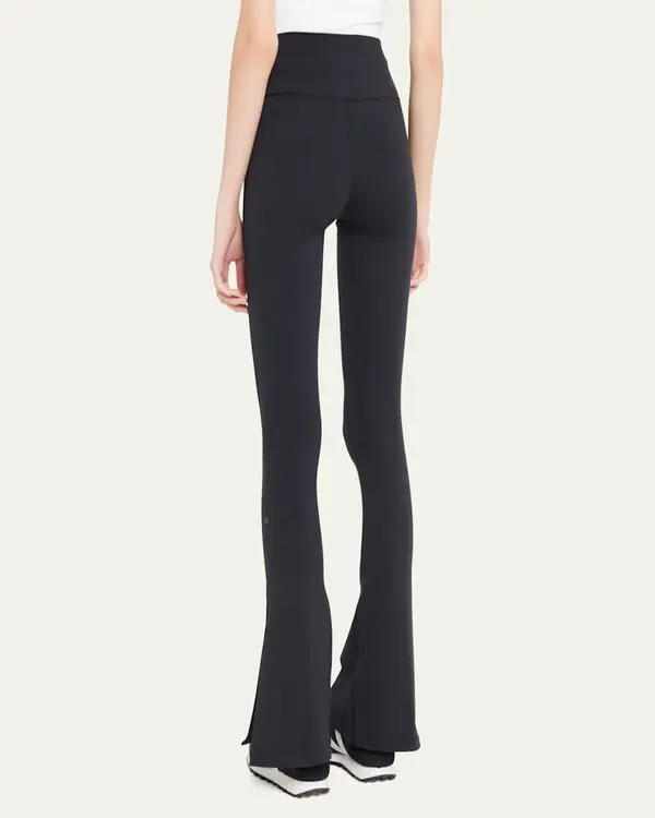 Splits59 Racquel High-waisted Slit Flare Pants
