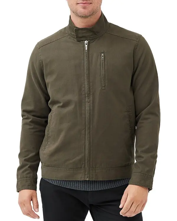 Rodd & Gunn Armitage Cotton Twill Harrington Jacket - Army