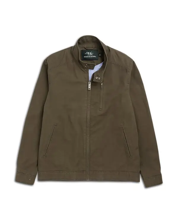 Rodd & Gunn Armitage Cotton Twill Harrington Jacket - Army
