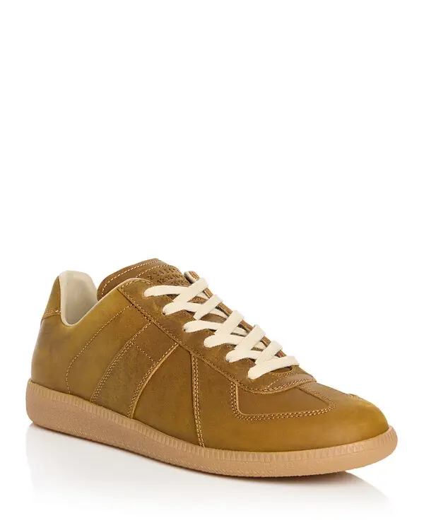 MAISON MARGIELA Replica Low Top Sneakers - Bronze