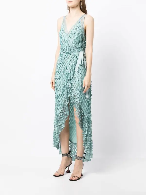 slim fit dress slacks SAGE ROYAL DEBUT DRESS – Aquino's Attire main image 1