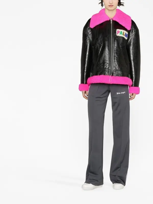Palm Angels Logo Print Track Pants