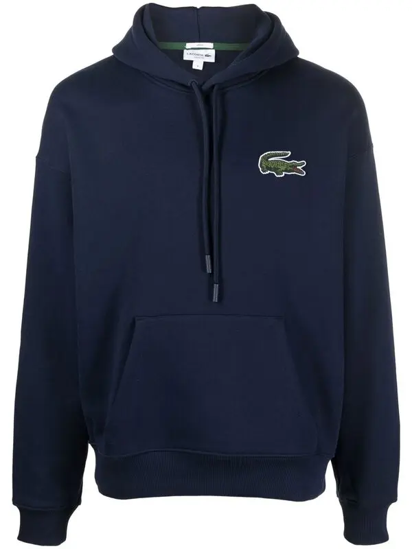 Lacoste Ogo-patch Cotton Hoodie