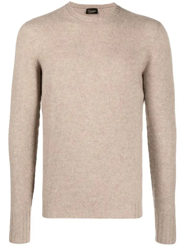 DRUMOHR Cashmere Crew-neck Jumper - Neutrals