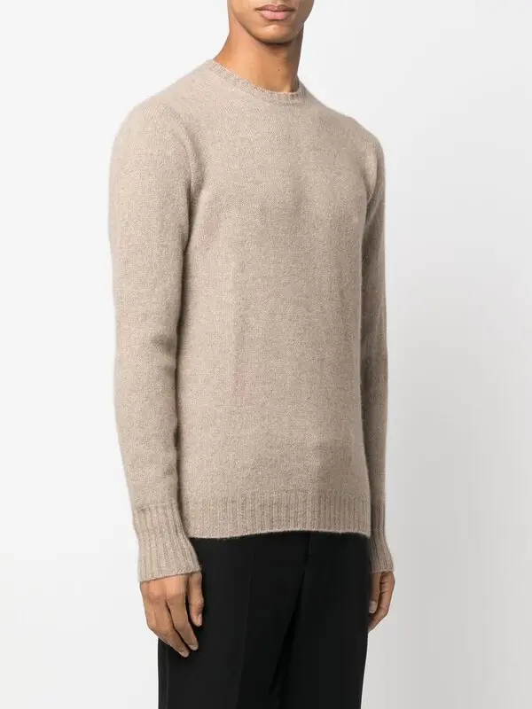 DRUMOHR Cashmere Crew-neck Jumper - Neutrals