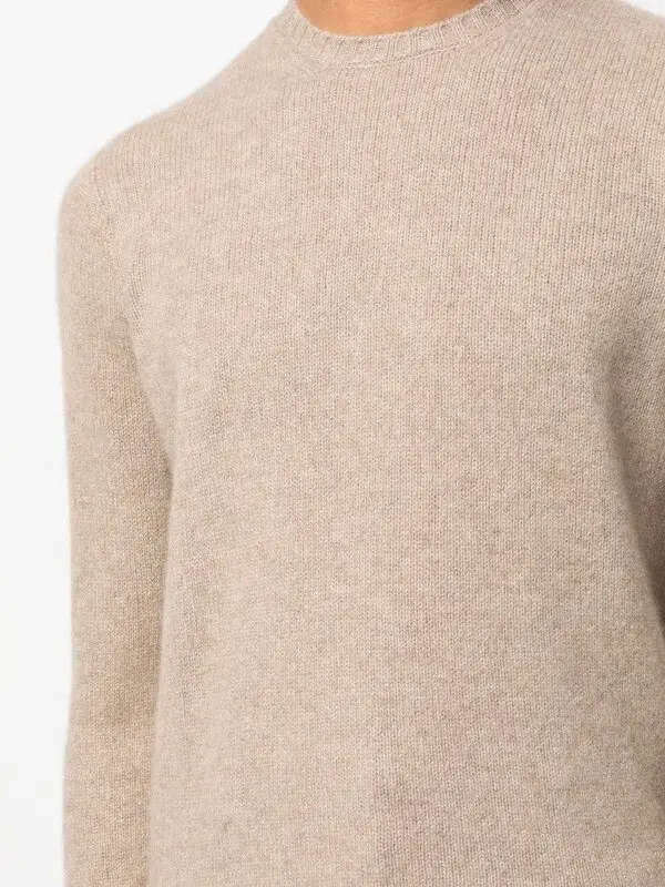 DRUMOHR Cashmere Crew-neck Jumper - Neutrals