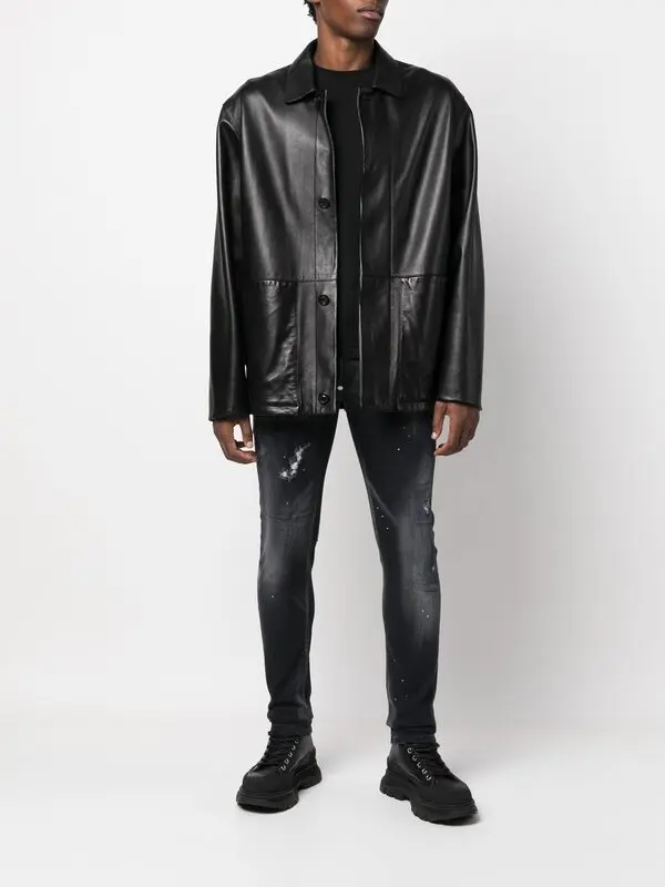 Philipp Plein Distressed Skinny-cut Jeans