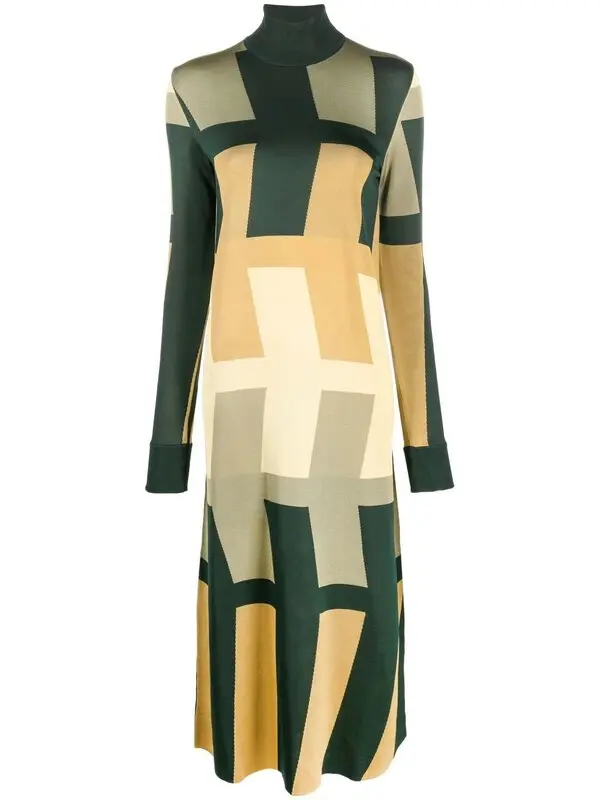 Colville Arrow Geometric-pattern Dress